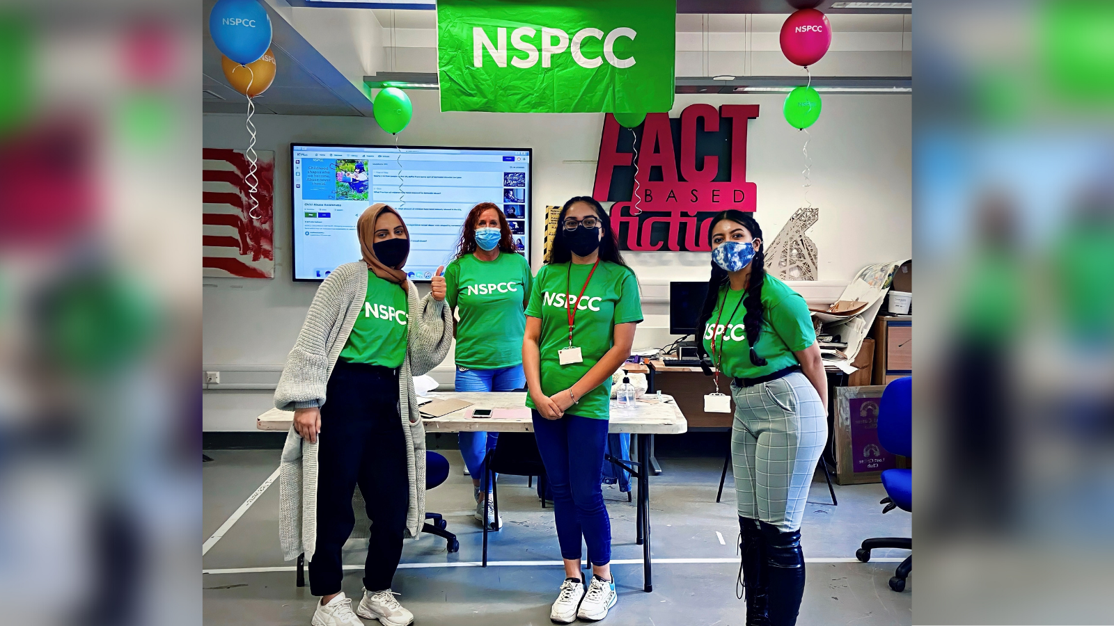 Charitable art students support NSPCC fundraiser | Solihull College